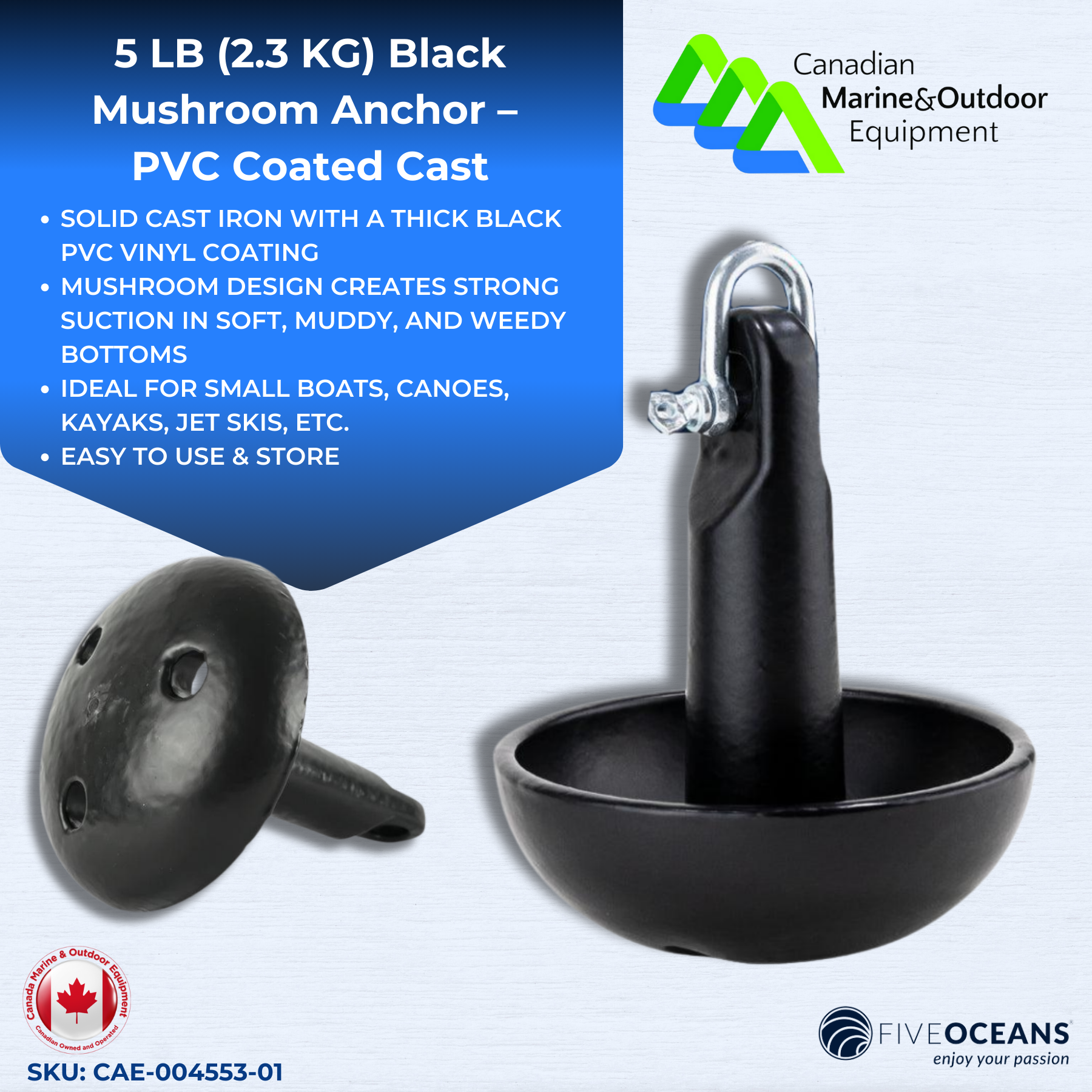 Mushroom Anchor | Canadian Marine & Outdoor Equipment